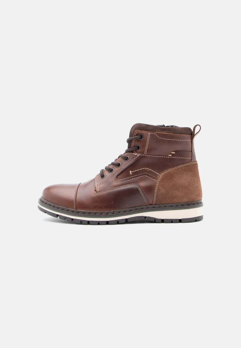 ALDO ARMIE - Snørestøvletter - cognac/konjakk - Zalando.no