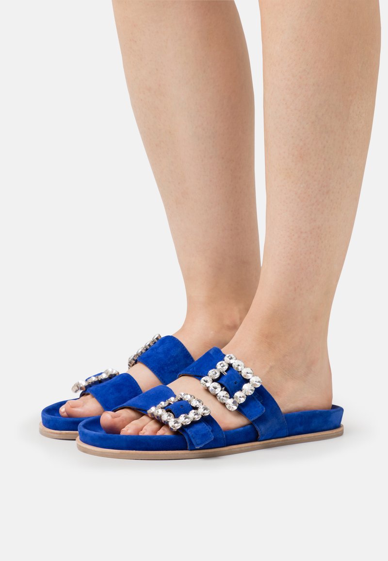 Billi Bi Mules - royal blue/dark blue - Zalando.ie