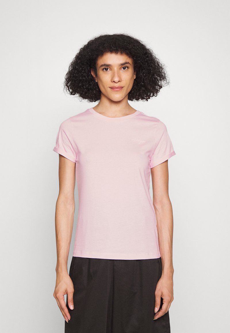 HUGO SLIM - Basic T-shirt - light/pastel pink/pink - Zalando.de