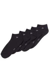 Dunlop 5-PACK - Trainer socks - black - Zalando