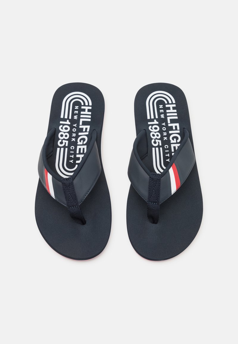 Tommy Hilfiger PADDED BEACH - Tongs - desert sky/bleu marine - ZALANDO.FR