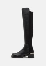 Stuart Weitzman BOLD LOGO BOOT - Botas mosqueteras - black/negro ...