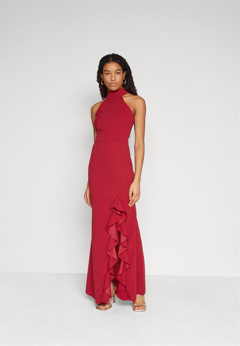 WAL G. CLAUDINE RUFFLE - Gallakjole - cherry red/rød - Zalando.dk