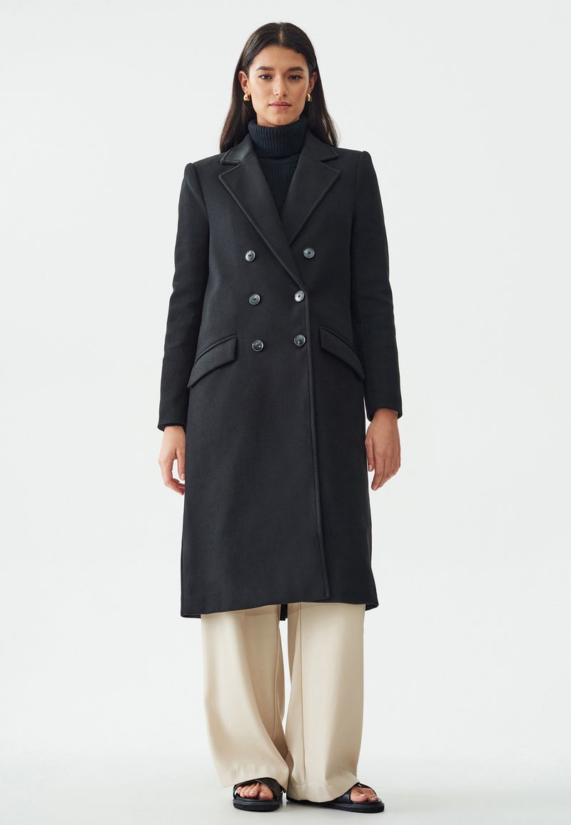 WILLA FLORENCE - Klasický kabát - black/čierna - Zalando.sk