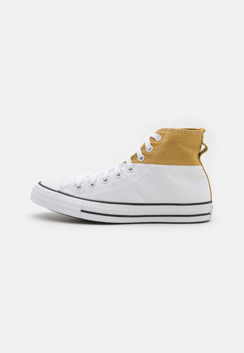 Converse CHUCK TAYLOR ALL STAR UNISEX - Sneaker high - white/dunescape ...