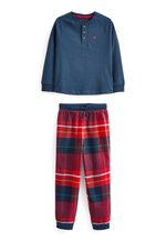 Next MATCHING CHRISTMAS - Pijamale - red navy check/albastru - Zalando.ro