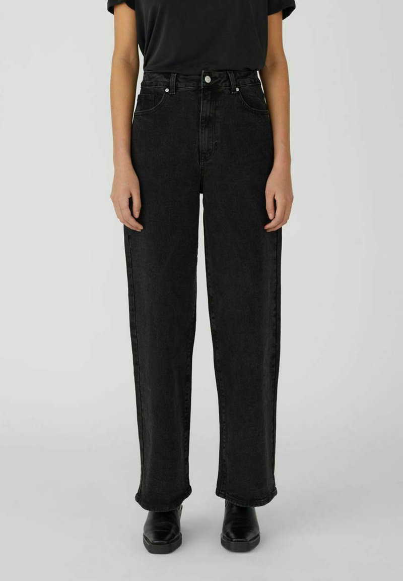Object Jeans Straight Leg - black denim - Zalando.at