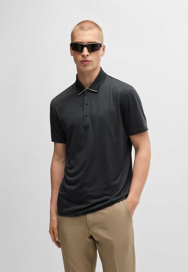 BOSS PADDYTECH - Polo shirt - black one/black - Zalando.ie