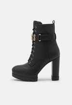 Guess Bottines à talons hauts - black/noir - ZALANDO.BE