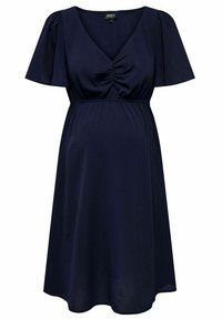 ONLY MATERNITY MAMA KURZARM - Robe de jour - night sky/bleu marine ...