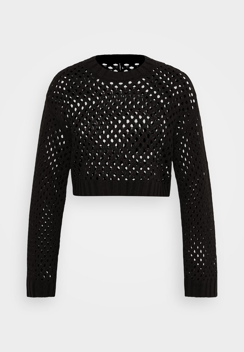 ONLY Petite ONLSMILLA SHORT - Jumper - black - Zalando.co.uk