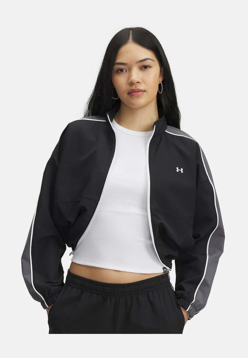 Under Armour WARMUP RIVAL - Soft shell jacket - black - Zalando