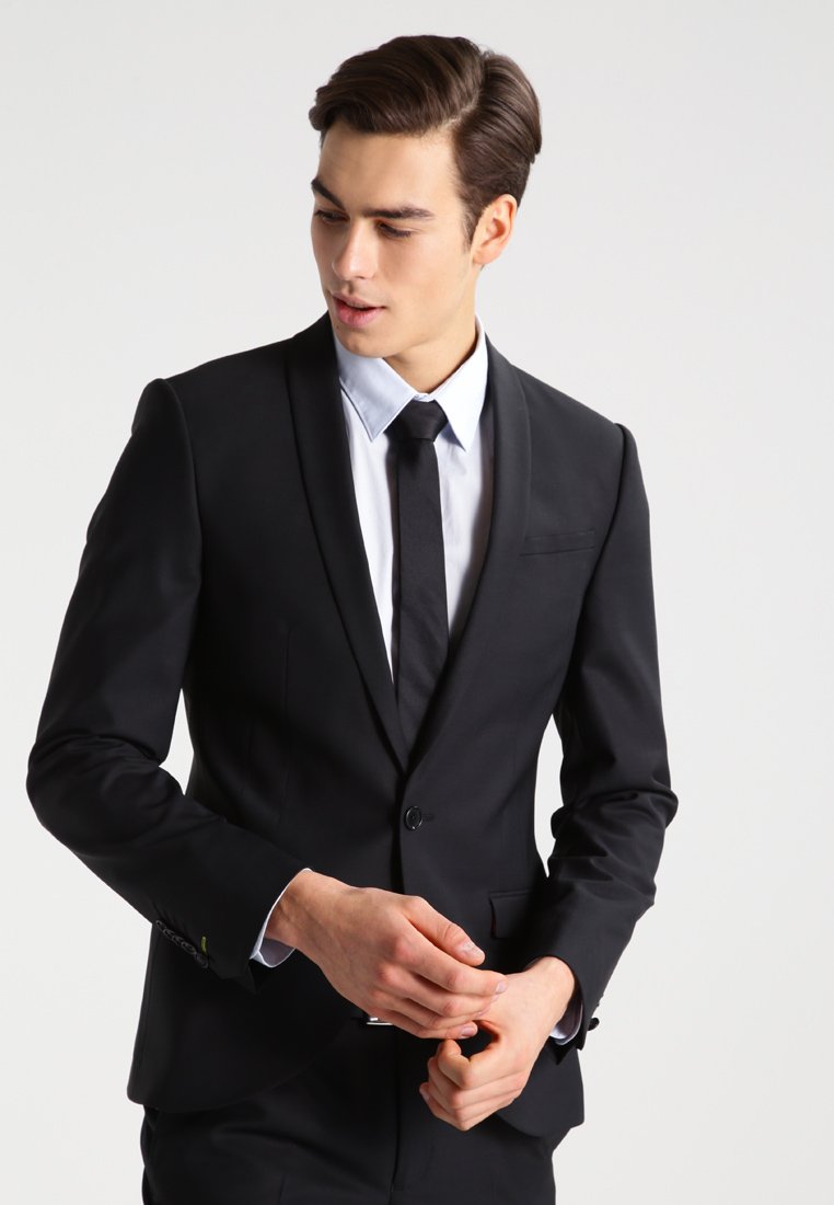 Noose & Monkey ELLROY SLIM FIT - Suit - black - Zalando