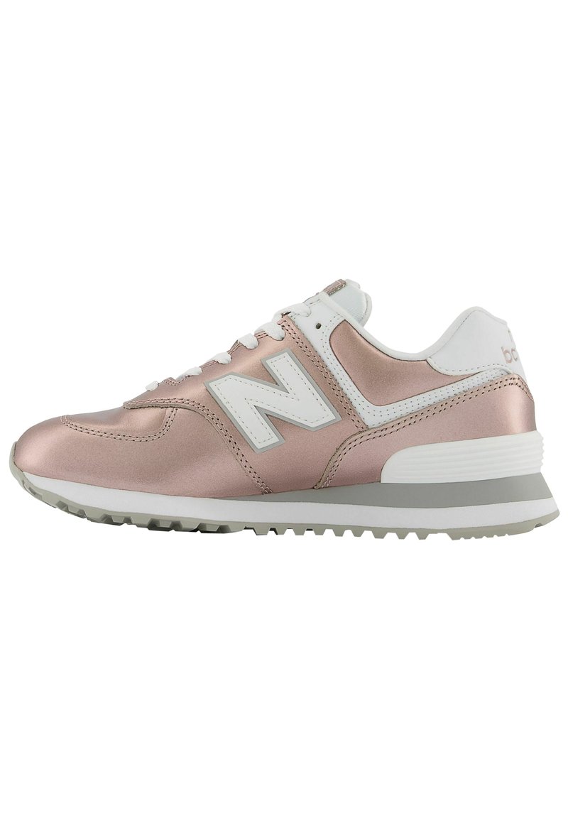 New Balance Sneakers - rose gold white/ljusrosa - Zalando.se