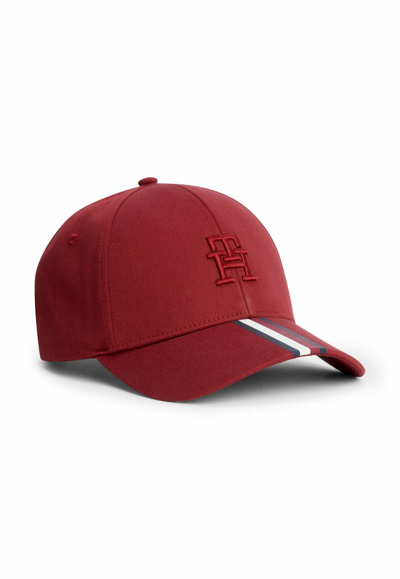 Tommy Hilfiger MONO CORPORATE STRIPE - Casquette - rouge - ZALANDO.FR
