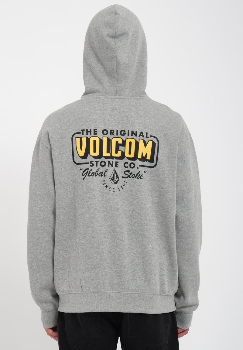 Volcom WATANITE - Sweater met rits - heather grey/grijs - Zalando.be