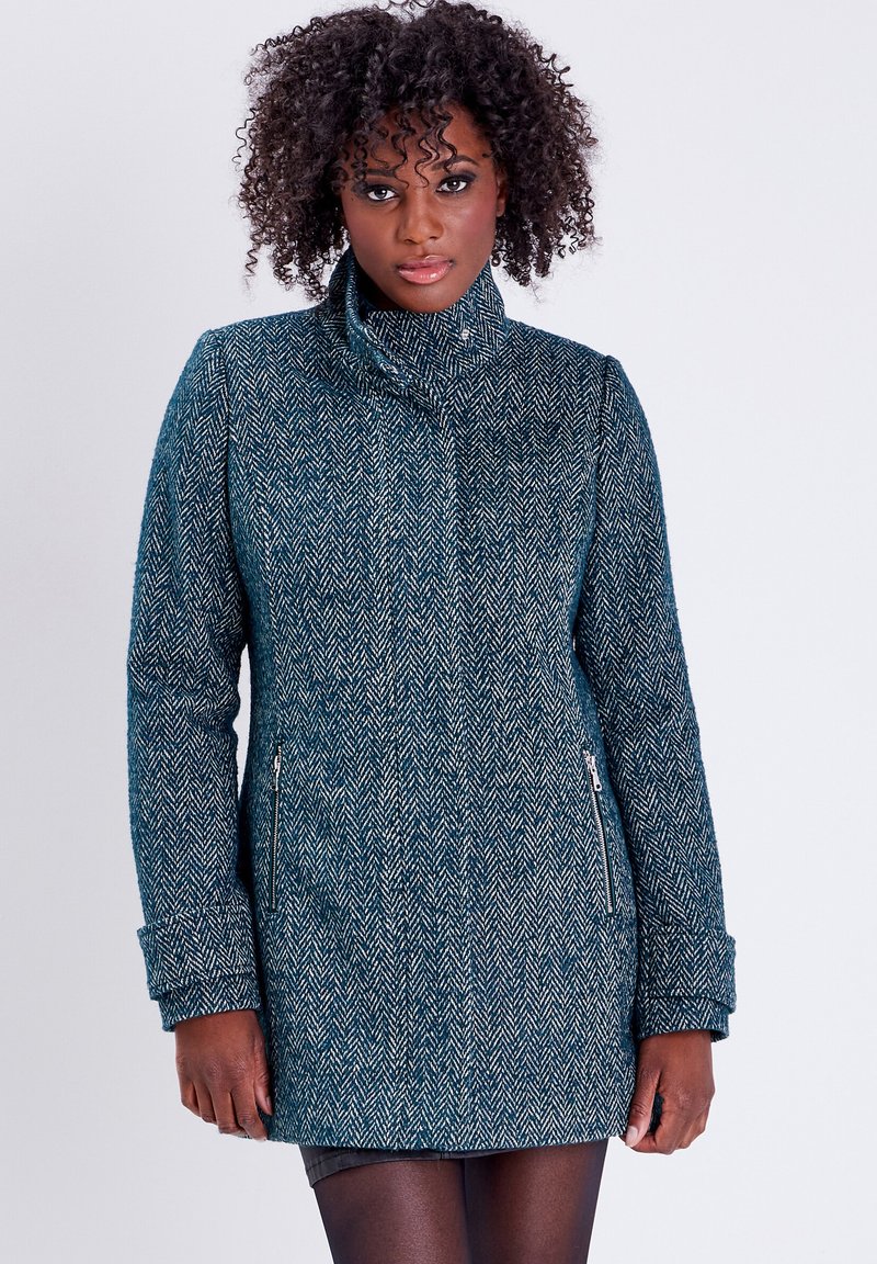 Cache Cache GERADER MIT REISSVERSCHLUSS - Abrigo corto - vert foncé ...