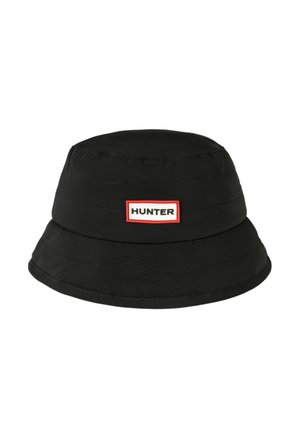 Manufaktur13 BUCKET HAT - FISCHER - ANGLER - Hut - black out leather ...