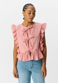 Object OBJCILIE REP - Bluse - rose elegance/lys pink - Zalando.dk