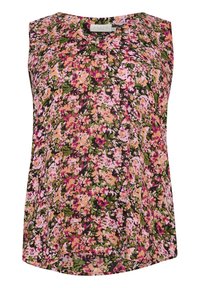 Kaffe Curve AMI PRINTED - Blus - melon pink abstract flower/orange ...