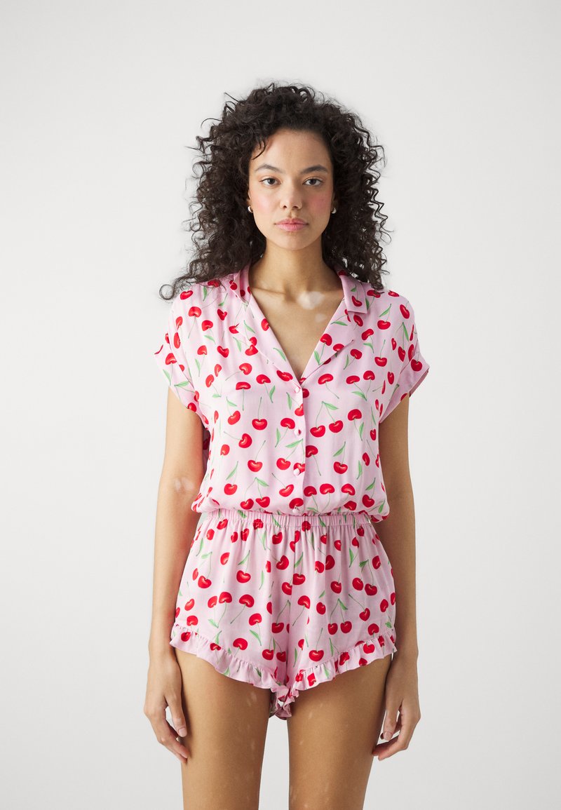 Hunkemöller TEDDY CHERRY - Pyjamas - pink/multi-coloured - Zalando.ie
