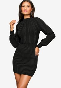 Lipsy CABLE - Robe fourreau - black/noir - ZALANDO.FR