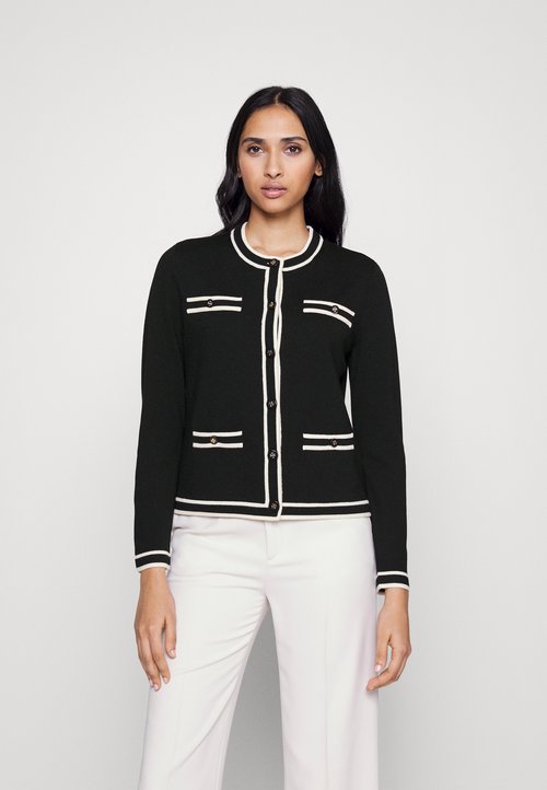 BOSS FABOSA - Strickjacke - patterned/schwarz - Zalando.ch