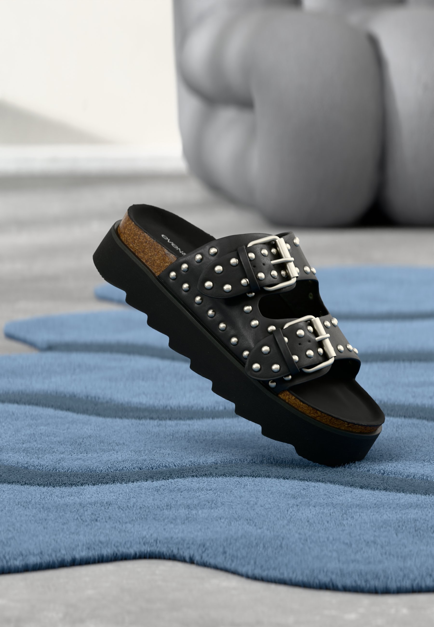 Even&Odd Pantolette flach - black/schwarz - Zalando.ch