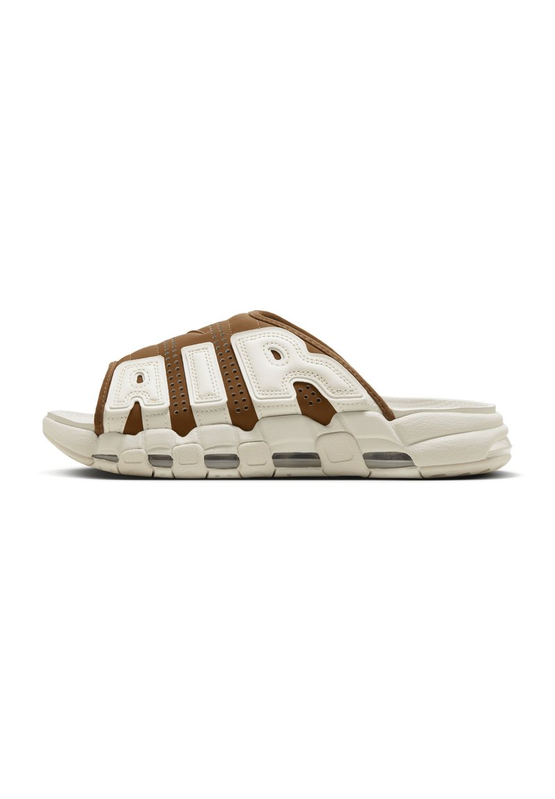 Nike Sportswear AIR MORE UPTEMPO - Mules - lt british tan sail lt ...