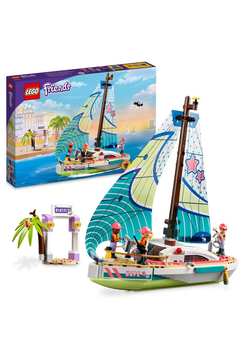 LEGO 41716 FRIENDS STEPHANIE'S SAILING ADVENTURE BOAT TOY WITH 3 MINI ...