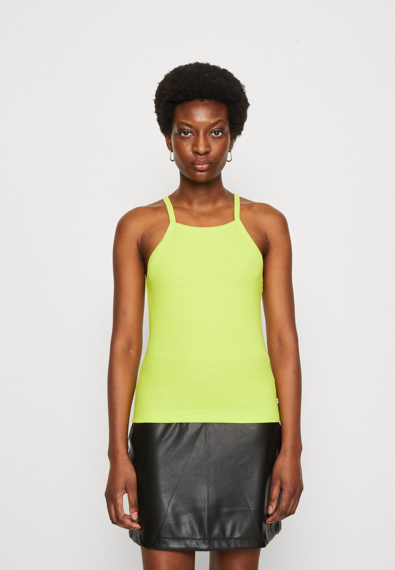 TOM TAILOR DENIM TANK - Top - neon lime/verde claro - Zalando.es