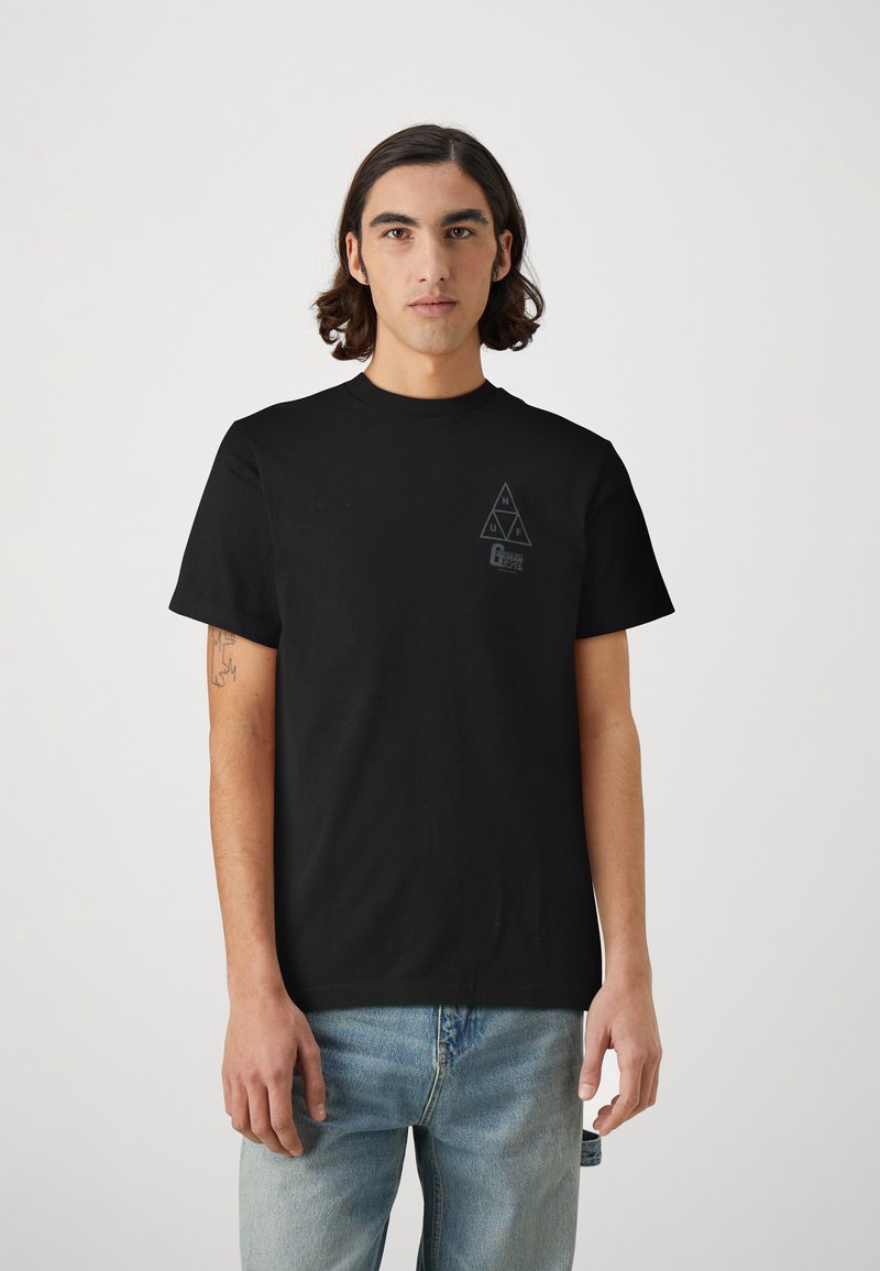 HUF GUNDAM TEE UNISEX - Triko s potiskem - black/černá - Zalando.cz