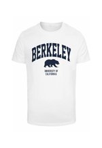 Merchcode BERKELEY UNIVERSITY-BEAR - Camiseta estampada - white/blanco ...