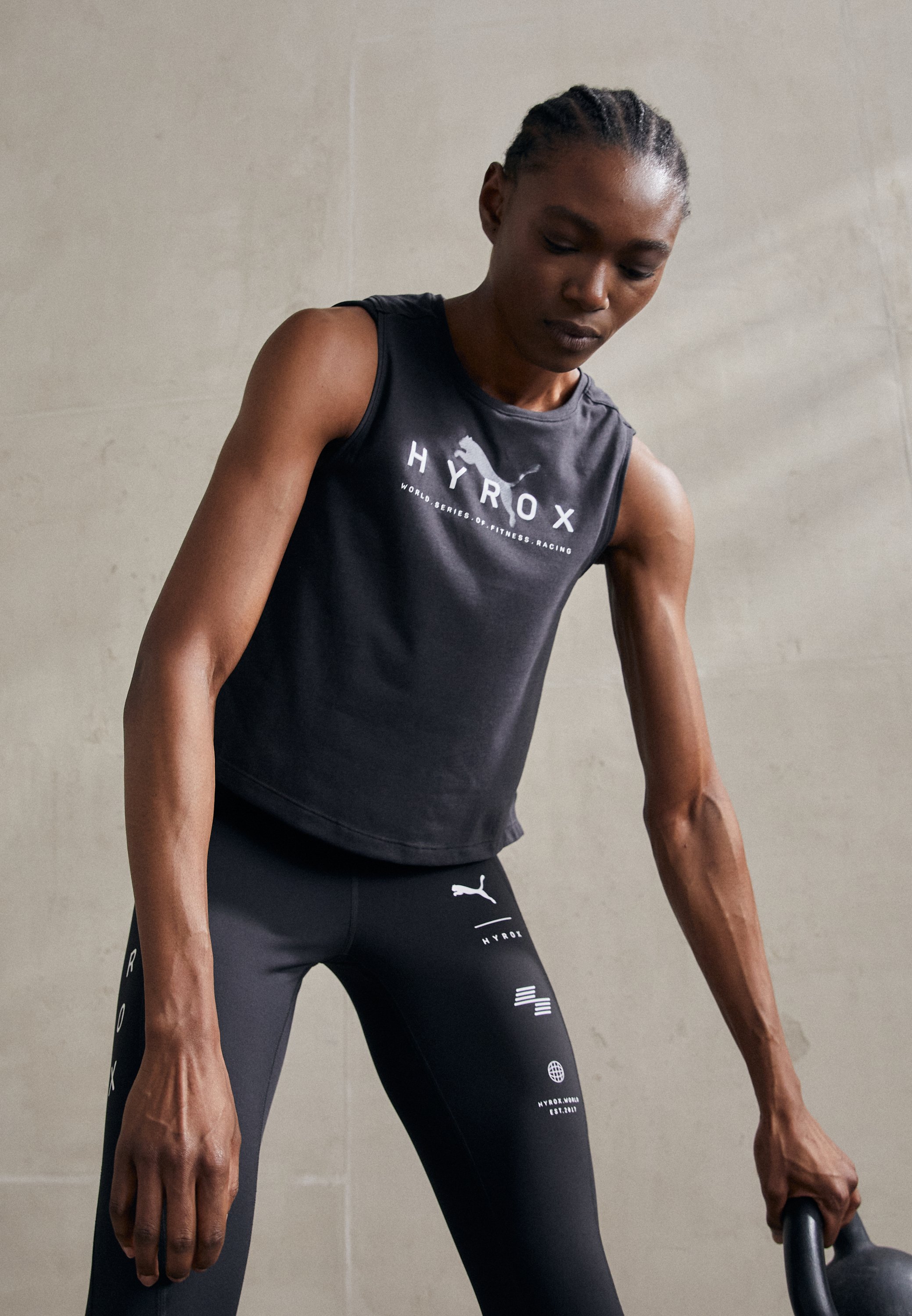 Puma HYROX FIT TANK - Top - black/schwarz - Zalando.ch