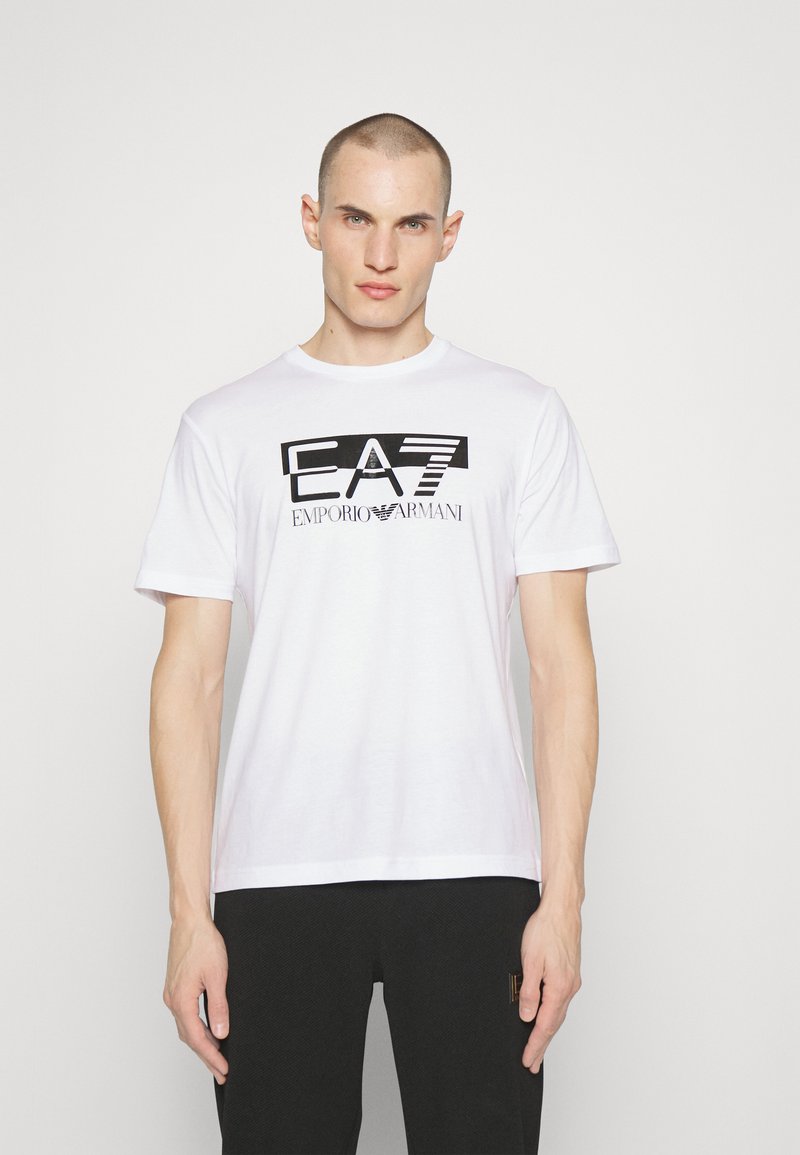 EA7 Emporio Armani Camiseta estampada - bianco/blanco - Zalando.es