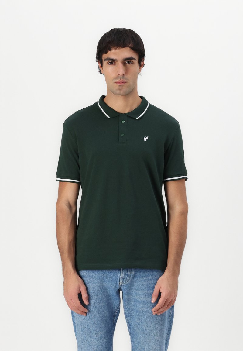 Pier One Polo shirt - dark green - Zalando.ie