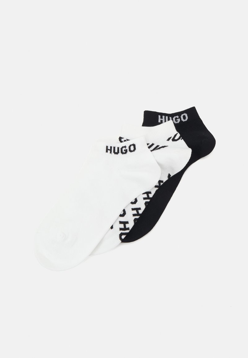 HUGO LOGO 3 PACK - Sokker - black/svart - Zalando.no