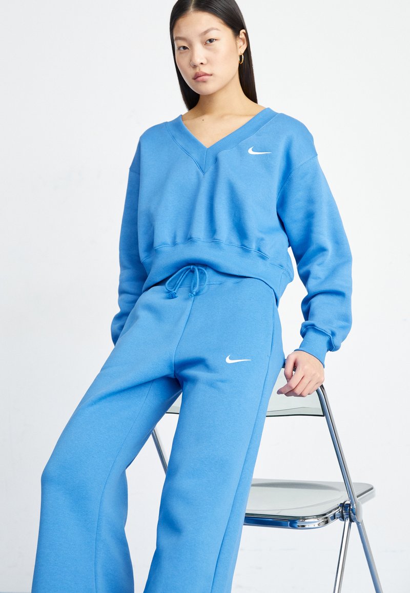 Nike Sportswear CROP - Jogginghose - star blue/sail/blau - Zalando.ch