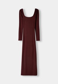 Bershka Robe fourreau - dark red/rouge foncé - ZALANDO.BE