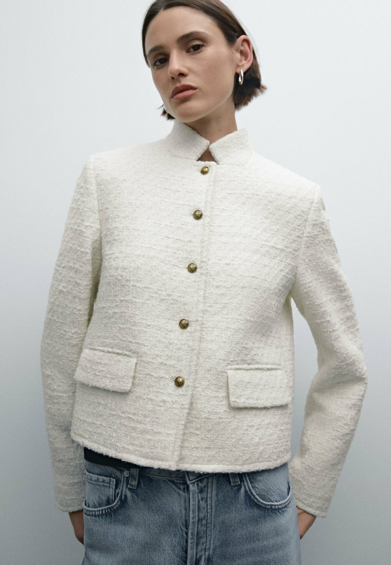 Massimo Dutti Blazer - beige - Zalando