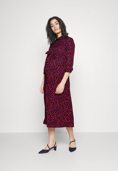 Pieces Maternity PMHEBA NURSING DRESS - Jerseykleid - black/bright ...