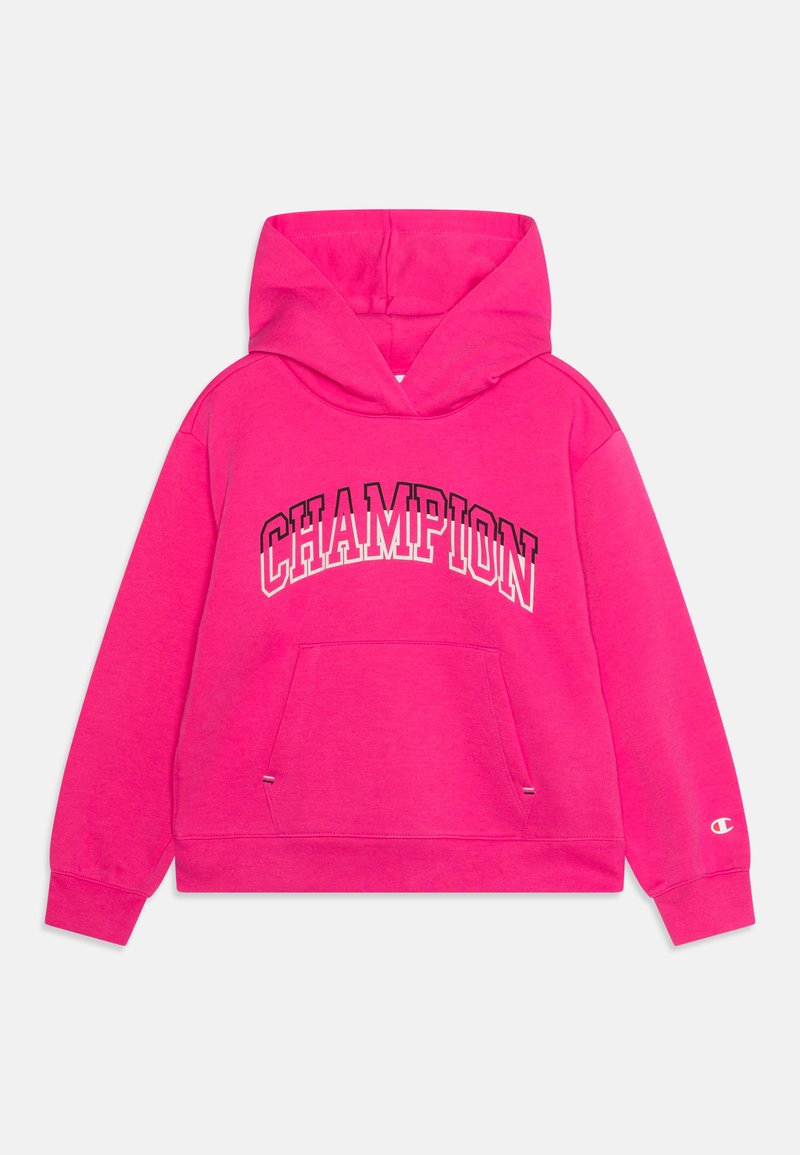 Champion COLOR PUNCH HOODED UNISEX - Hoodie - pink/donkerroze - Zalando.nl