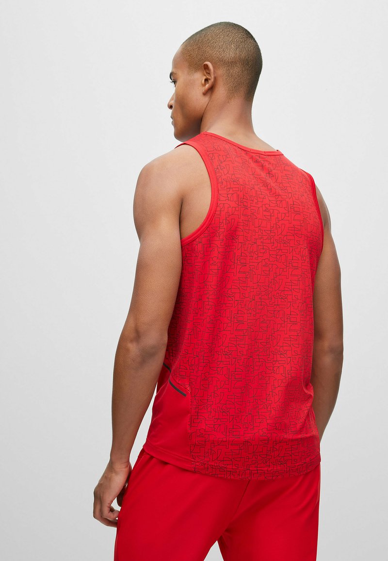 BOSS TANK ACTIVE - Top - red - Zalando.co.uk