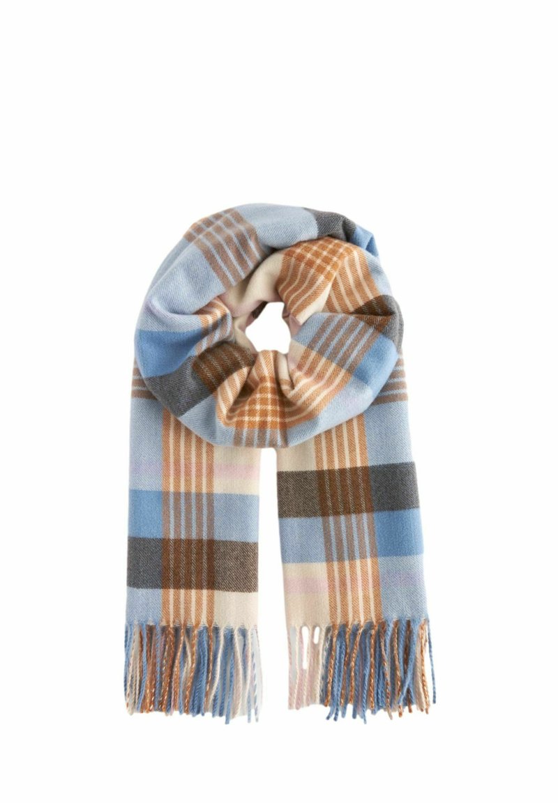 Next MIDWEIGHT REGULAR FIT - Sjaal - blue camel check/blauw - Zalando.nl