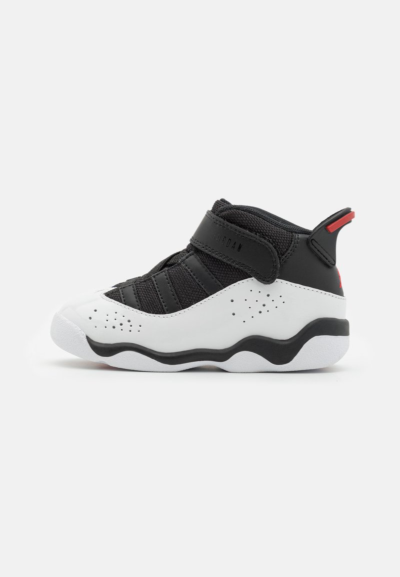 Jordan JORDAN 6 RINGS UNISEX - Basketball shoes - black/university red ...