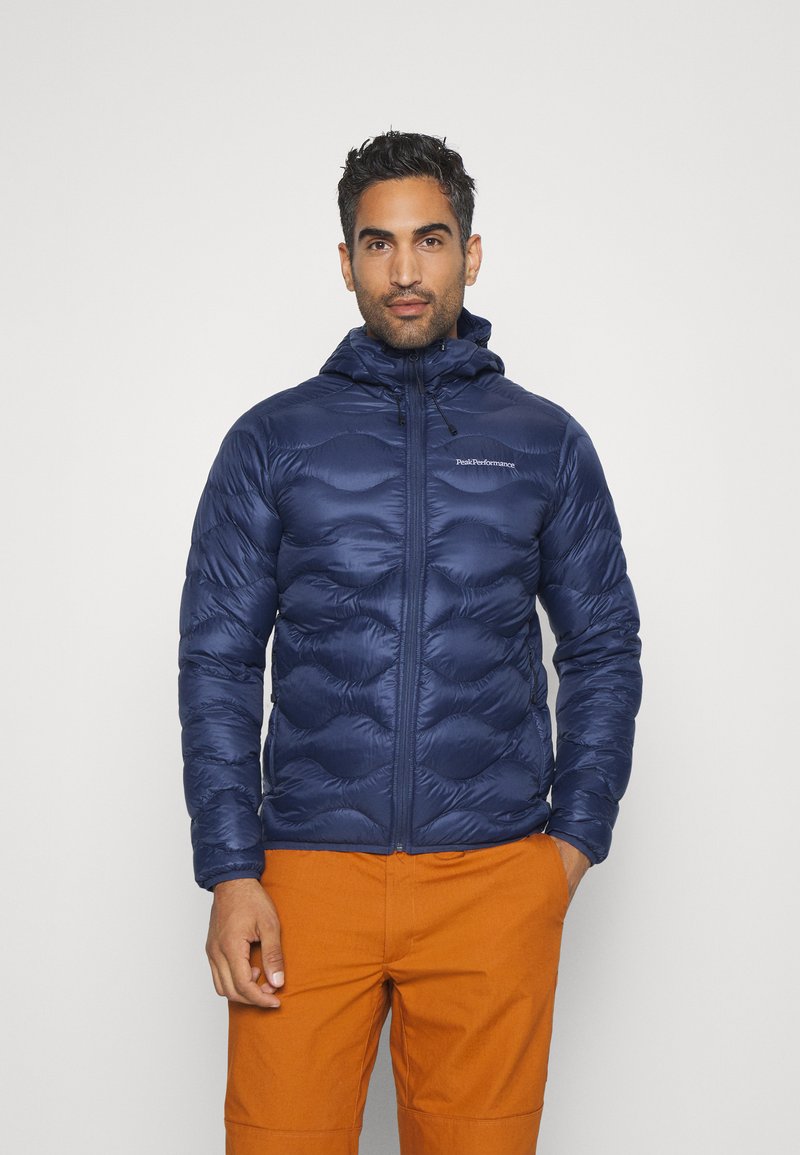 Peak Performance M HELIUM DOWN HOOD JACKET-BLUE SHADOW - Bunda z prachového peří - blue shadow ...