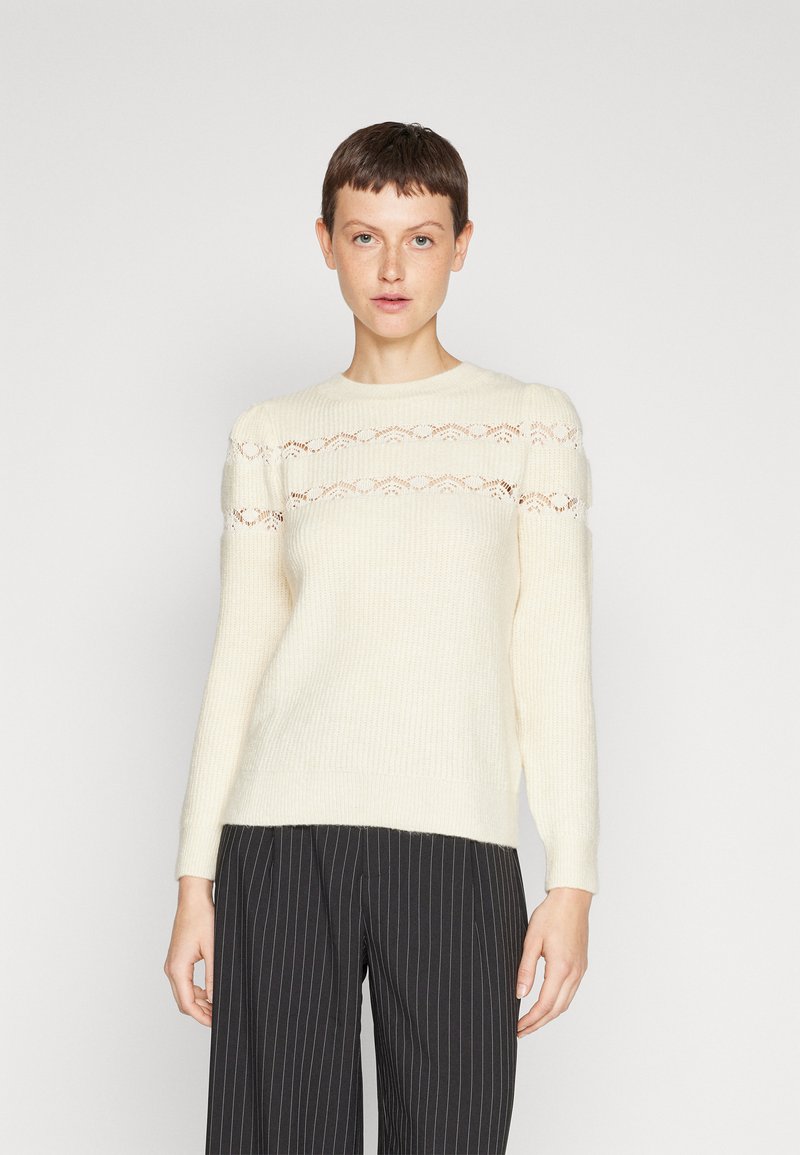 Vero Moda VMEA - Jersey de punto - birch/crema - Zalando.es