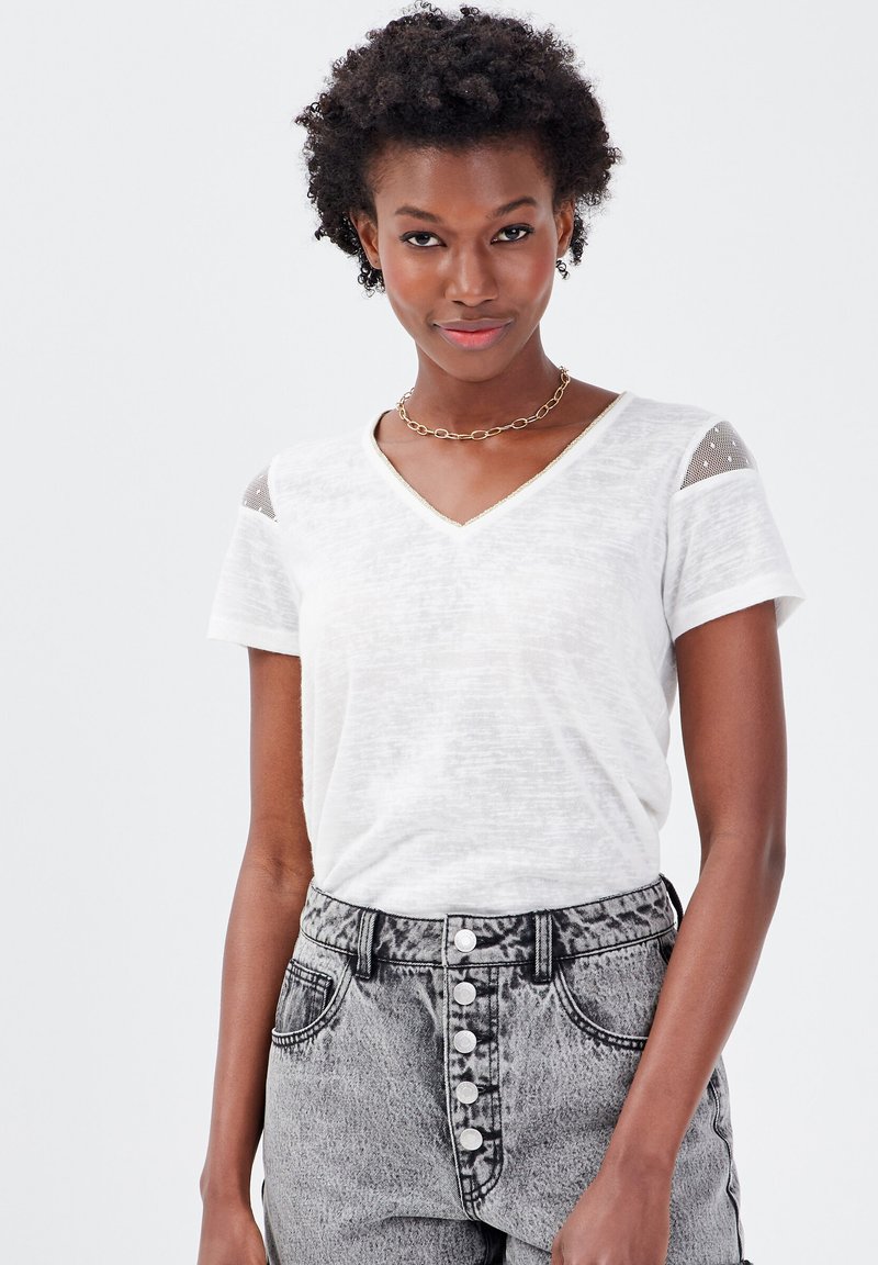 Cache Cache Camiseta estampada - ecru/crema - Zalando.es