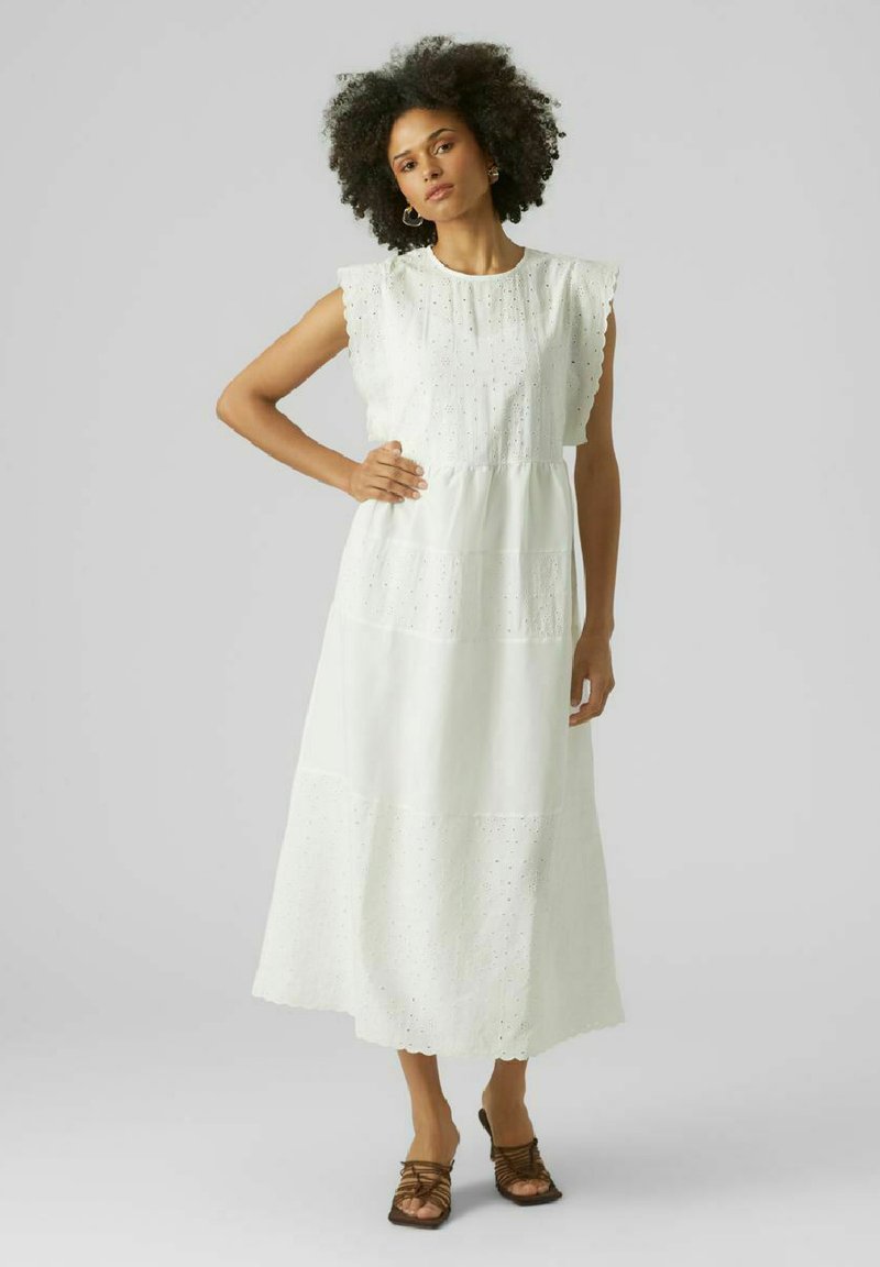 Vero Moda ROBE - Maxikleid - snow white/weiß - Zalando.at
