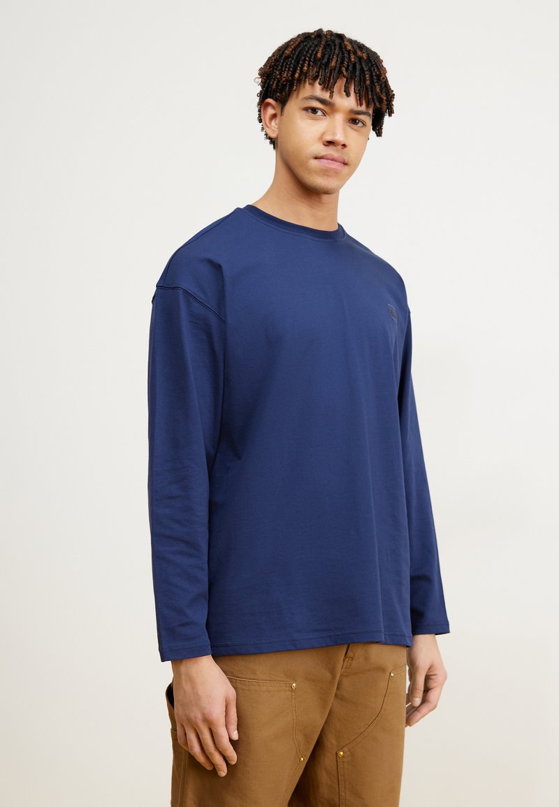 Alpha Industries ALPHA ESSENTIALS - Tops ar garām piedurknēm - ultra navy/tumši zils - Zalando.lv